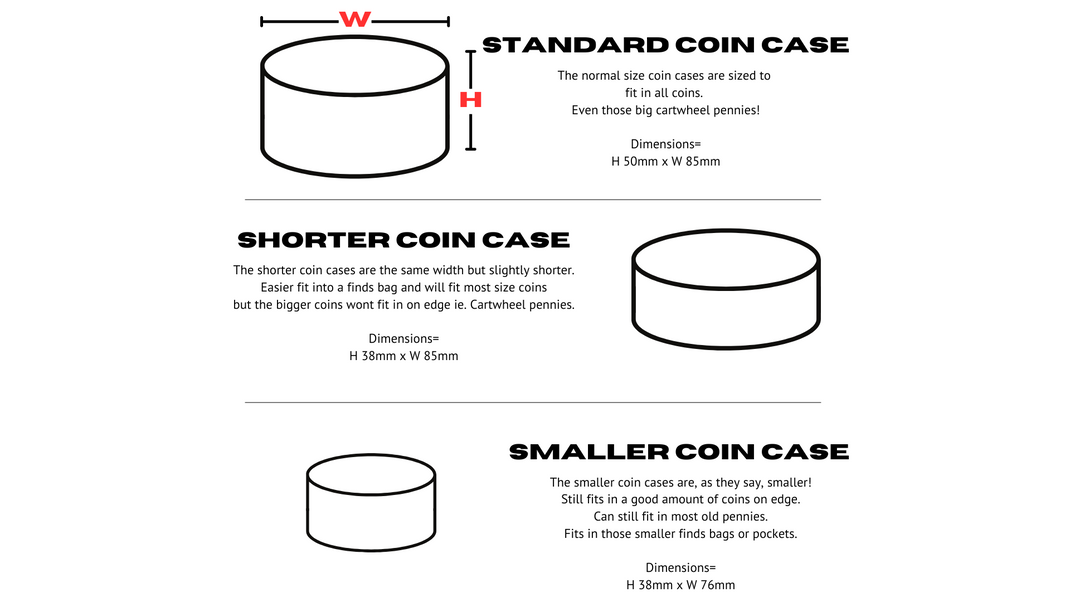 Standard Size Coin Case – Swing N Dig Detecorists